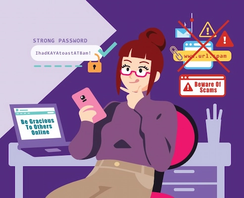 Online Safety Tips and Wellness Guide for Safer Internet Use